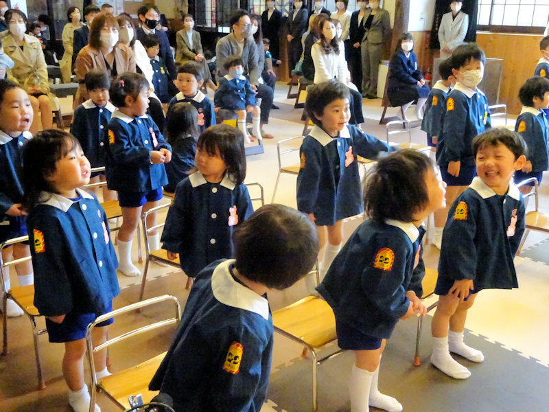 入園・進級式 R5.4 | 明浄保育園